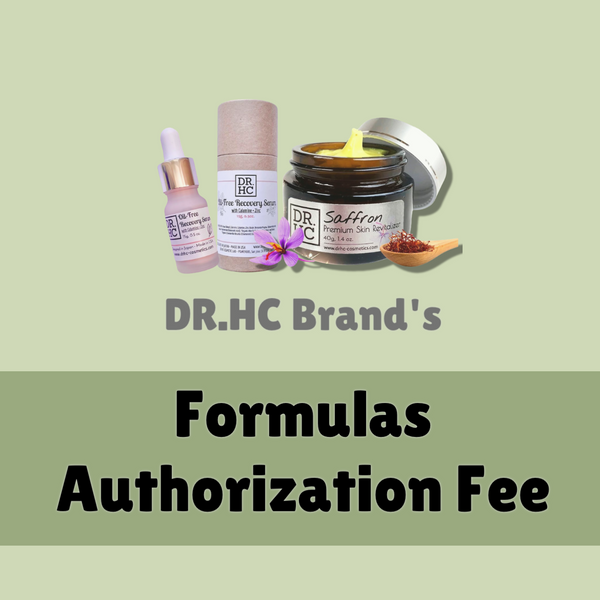 DR.HC Brand's Formulas Authorization Fee (R&D Fee) - DR.HC Cosmetics